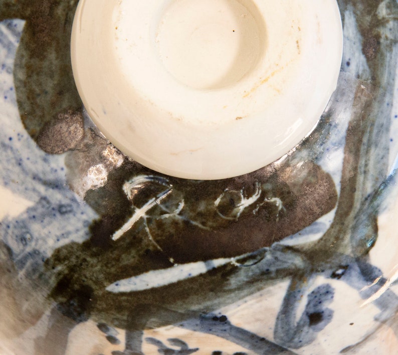 Gert De Rijk Porcelain Bowl Vase With Abstract Painting Utrecht, the ...