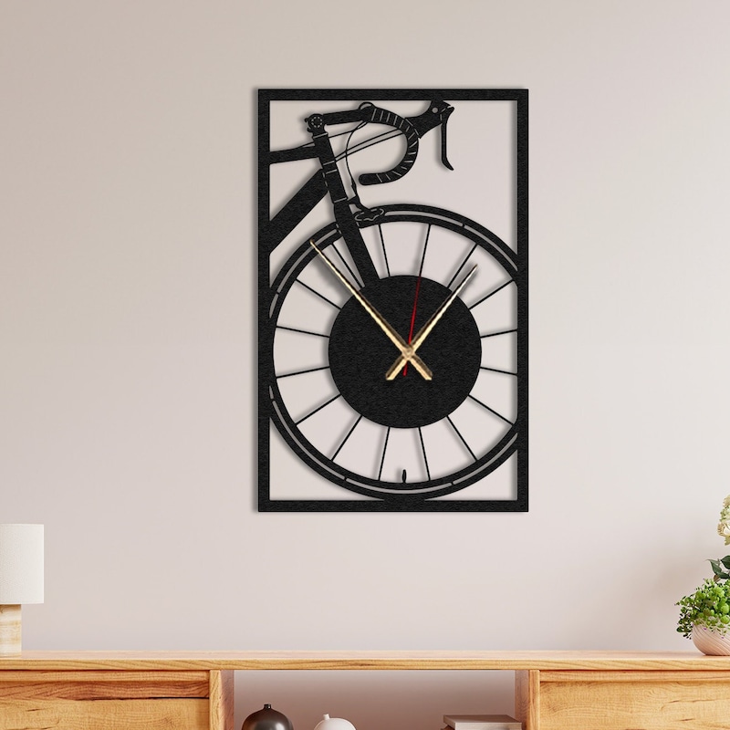Bicycle Wall Clock - Etsy
