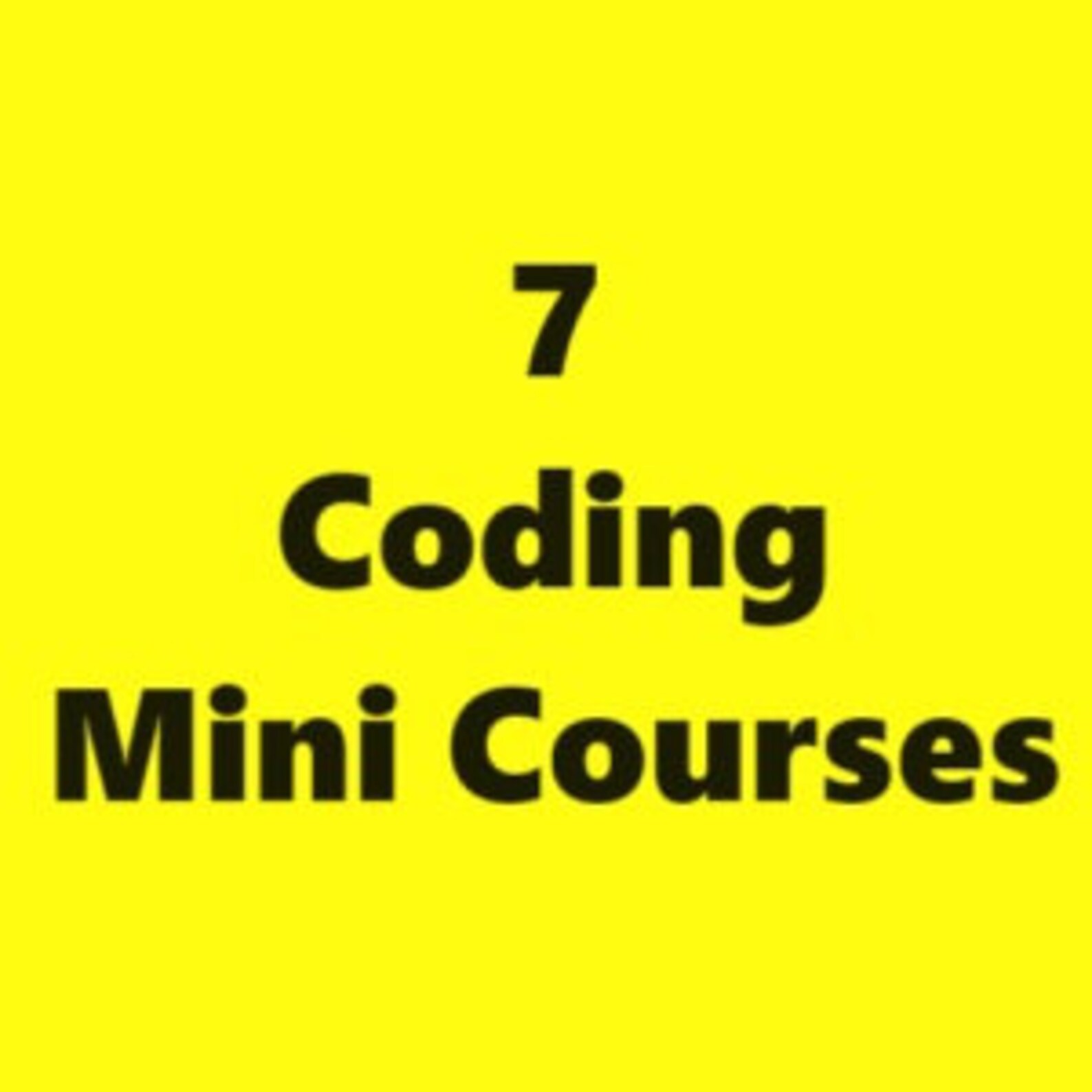 7 Mini Courses Html Css Javascript Bootstrap Java Sql And Python Etsy