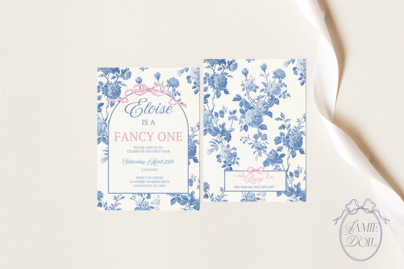 Love Shack Fancy First Birthday Invitation: Floral Coquette (print ...