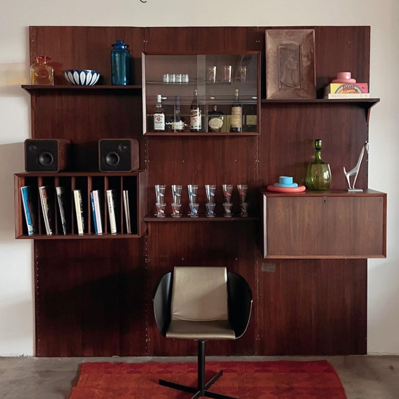 Mid Century Wall Unit - Etsy