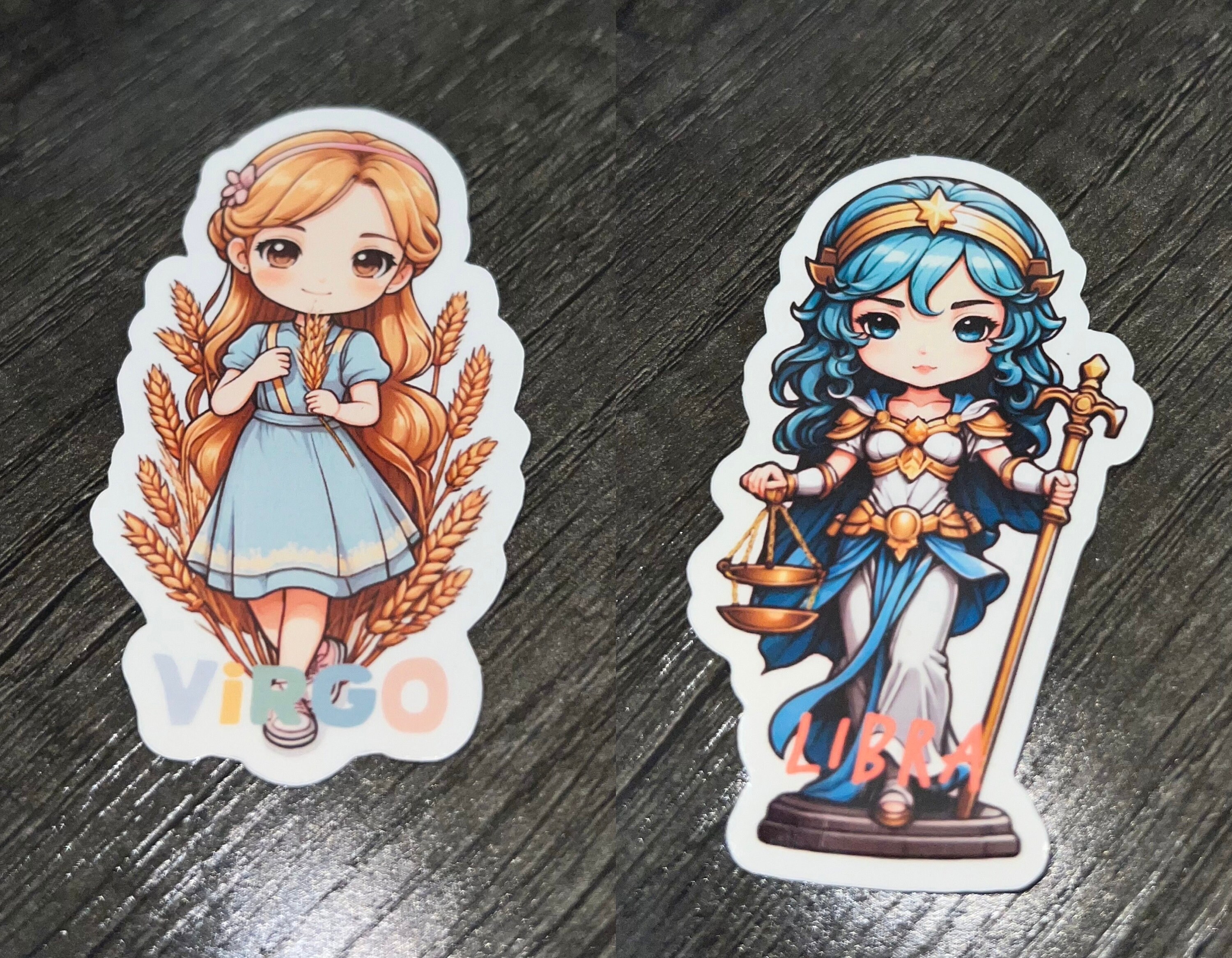 Chibi Style Zodiac Sticker - Etsy