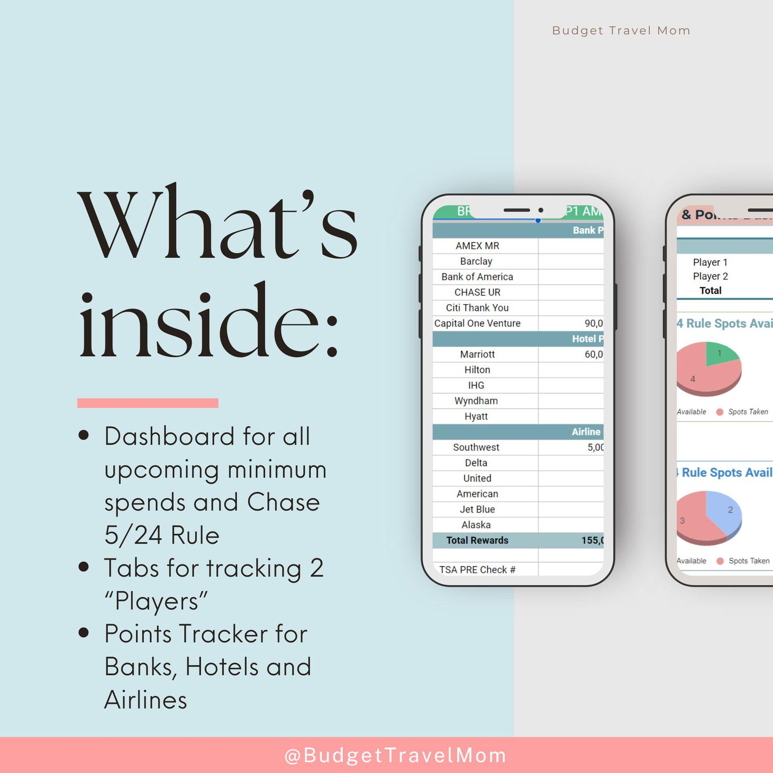 Customizable Credit Card and Points Tracker | Google Sheets | Manage ...