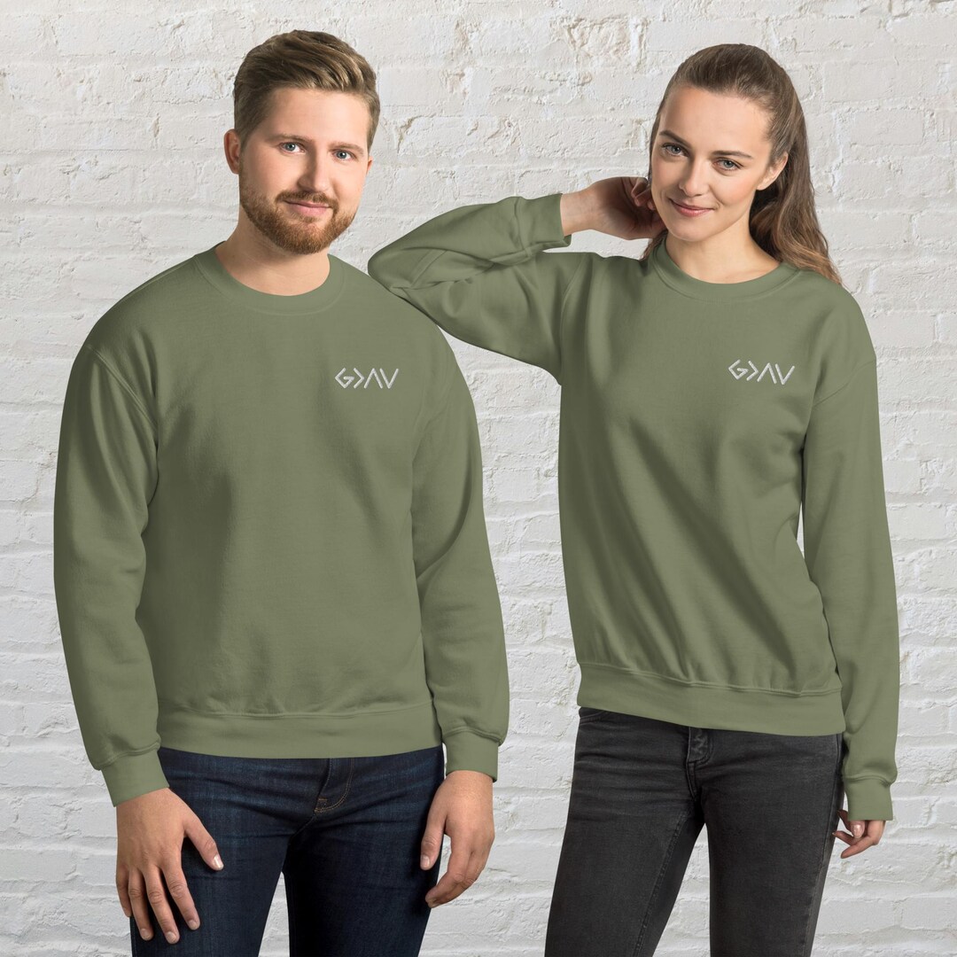 God is Greater Than the Highs and Lows Sweater, God is Great Crewneck ...