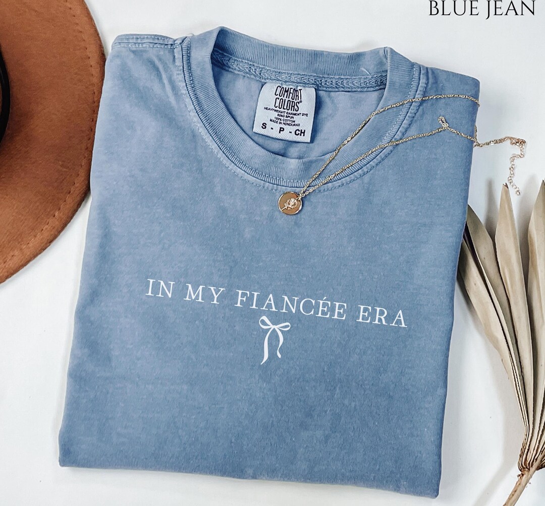 In My Fiance Era Shirt, Engaged Shirt, Fiancee Shirt, Engagement Gift ...