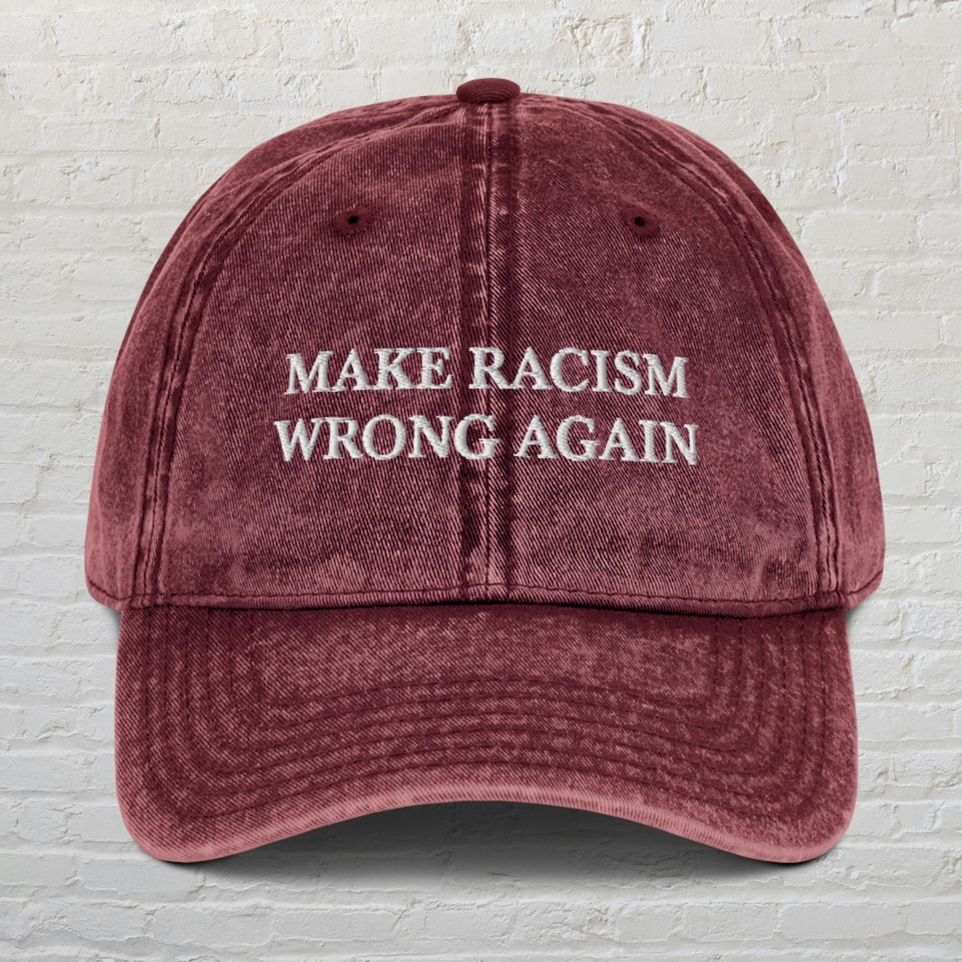 Make Racism Wrong Again Hat, Anti Racist Hat, Anti Trump Hat, Equality ...