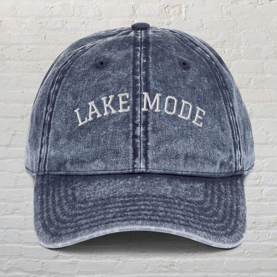 Lake Mode Hat, Lake Life Cap, on the Lake Hat, Gift for Adventurer ...
