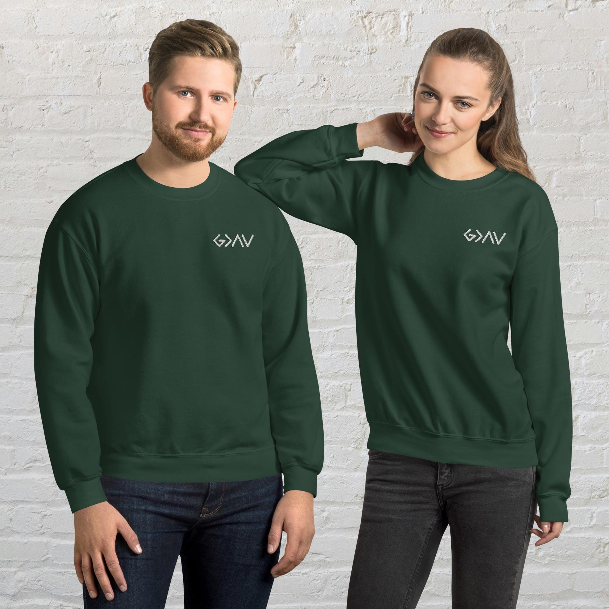 God is Greater Than the Highs and Lows Sweater, God is Great Crewneck ...