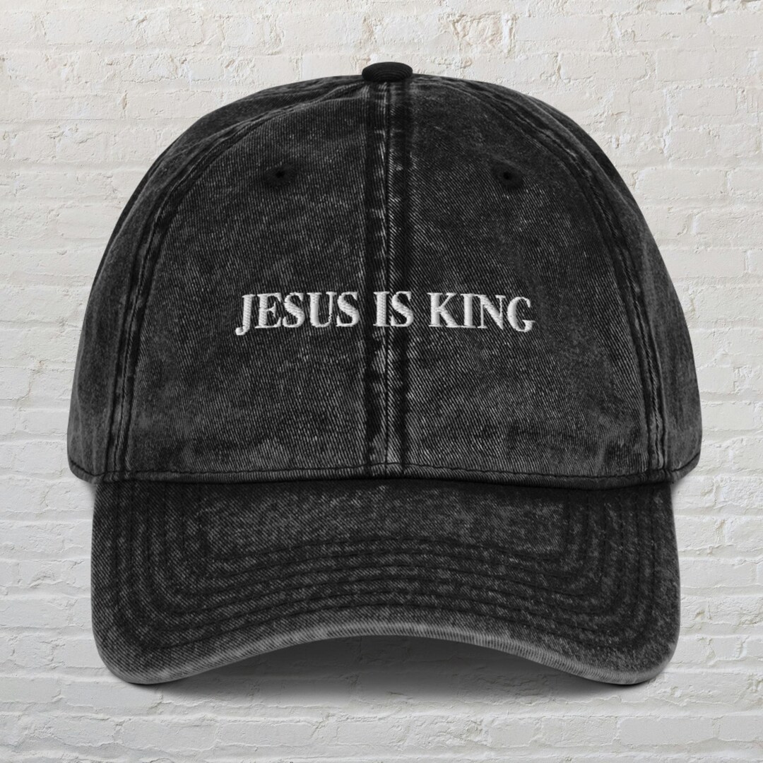 Jesus is King Christian Faith Hat, Jesus Hat, Savior Jesus Religious ...
