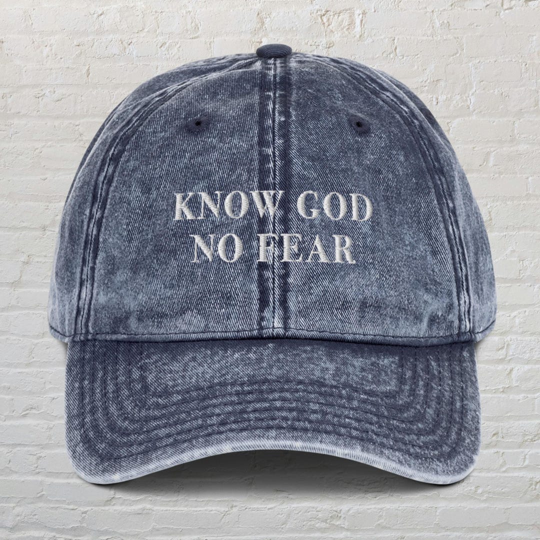 Christian Hat, Jesus Christ is King Hat,jesus Hat,know God No Fear ...