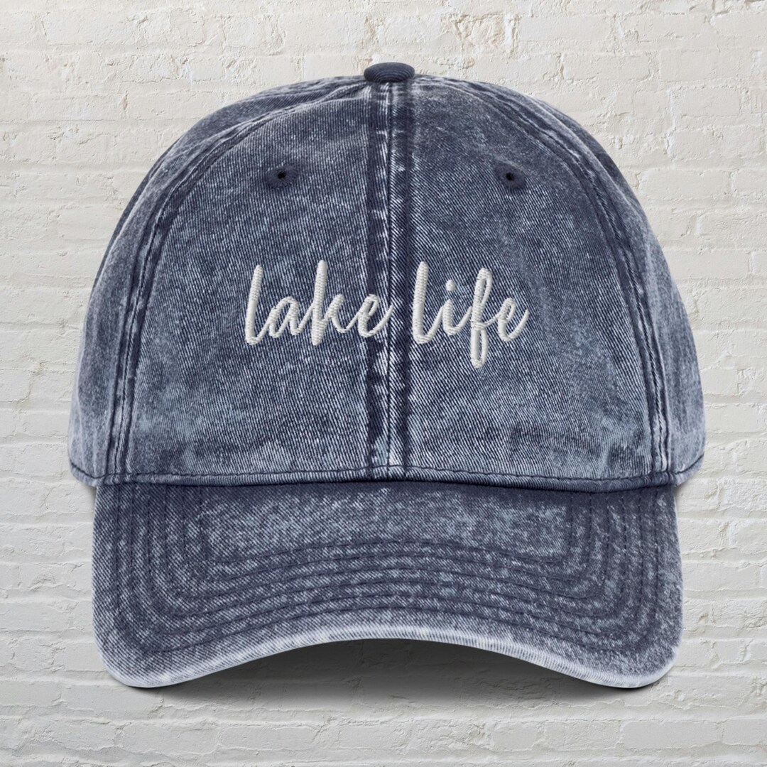 Lake Life Hat, Lake Bum Cap, on the Lake Hat, Gift for Adventurer ...