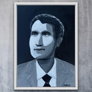 Charlie Kirk , 12x16 Acrylic on Canvas Original Artwork by Jennifer ...