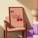 Cherry Bomb Pink Print, Cherries Trendy Poster Wall Art for Dorm Room ...
