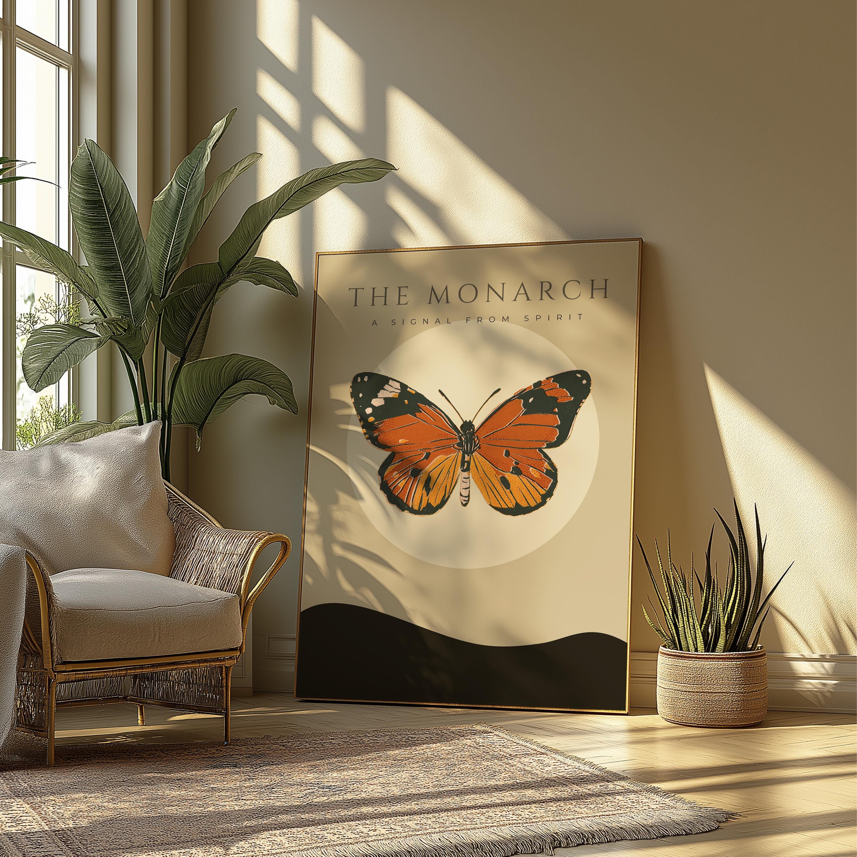 Monarch Butterfly Spirit Print, Monarch Butterfly Digital, Butterfly ...