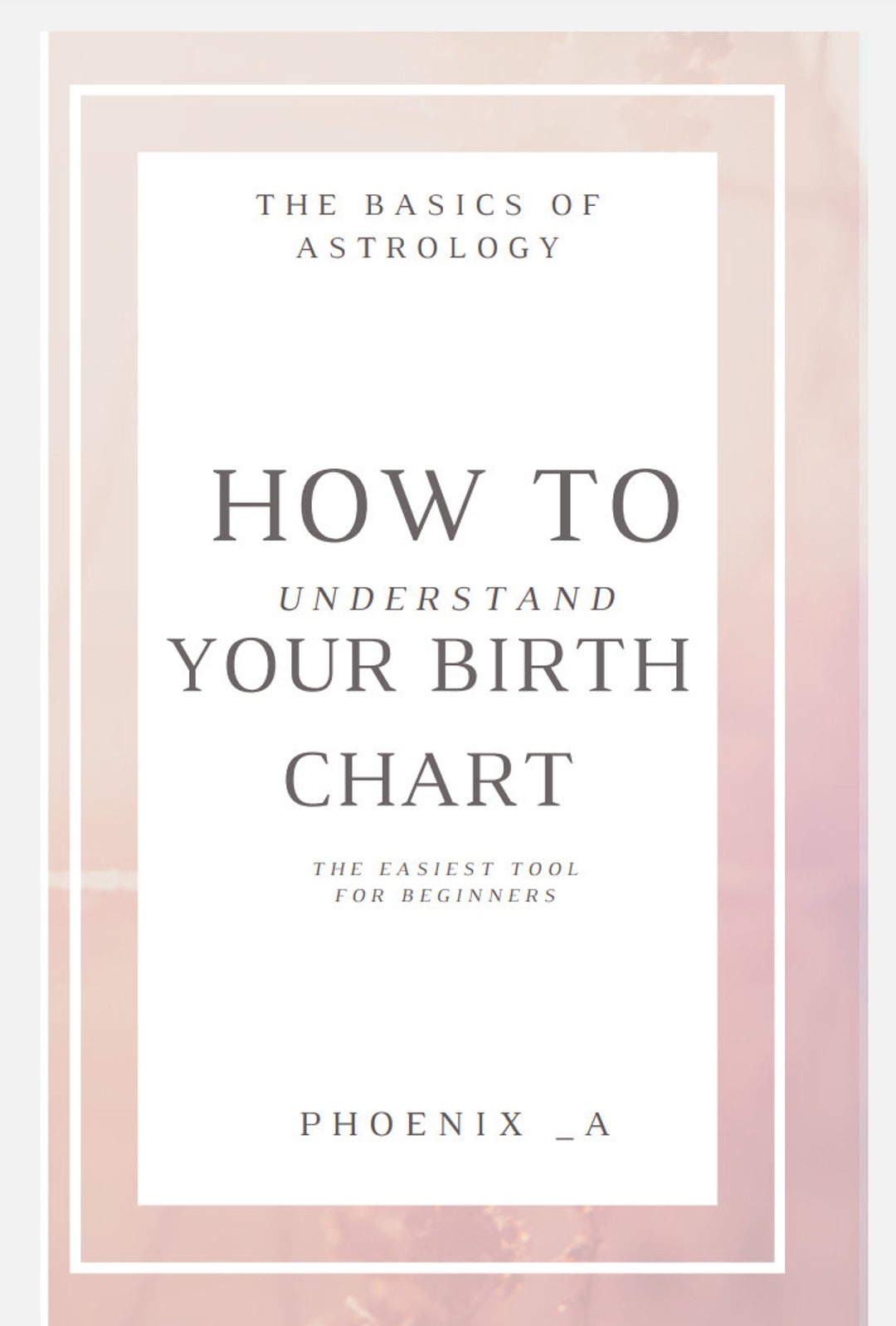 How to Read Your Birth Chart for Beginners - Etsy Australia