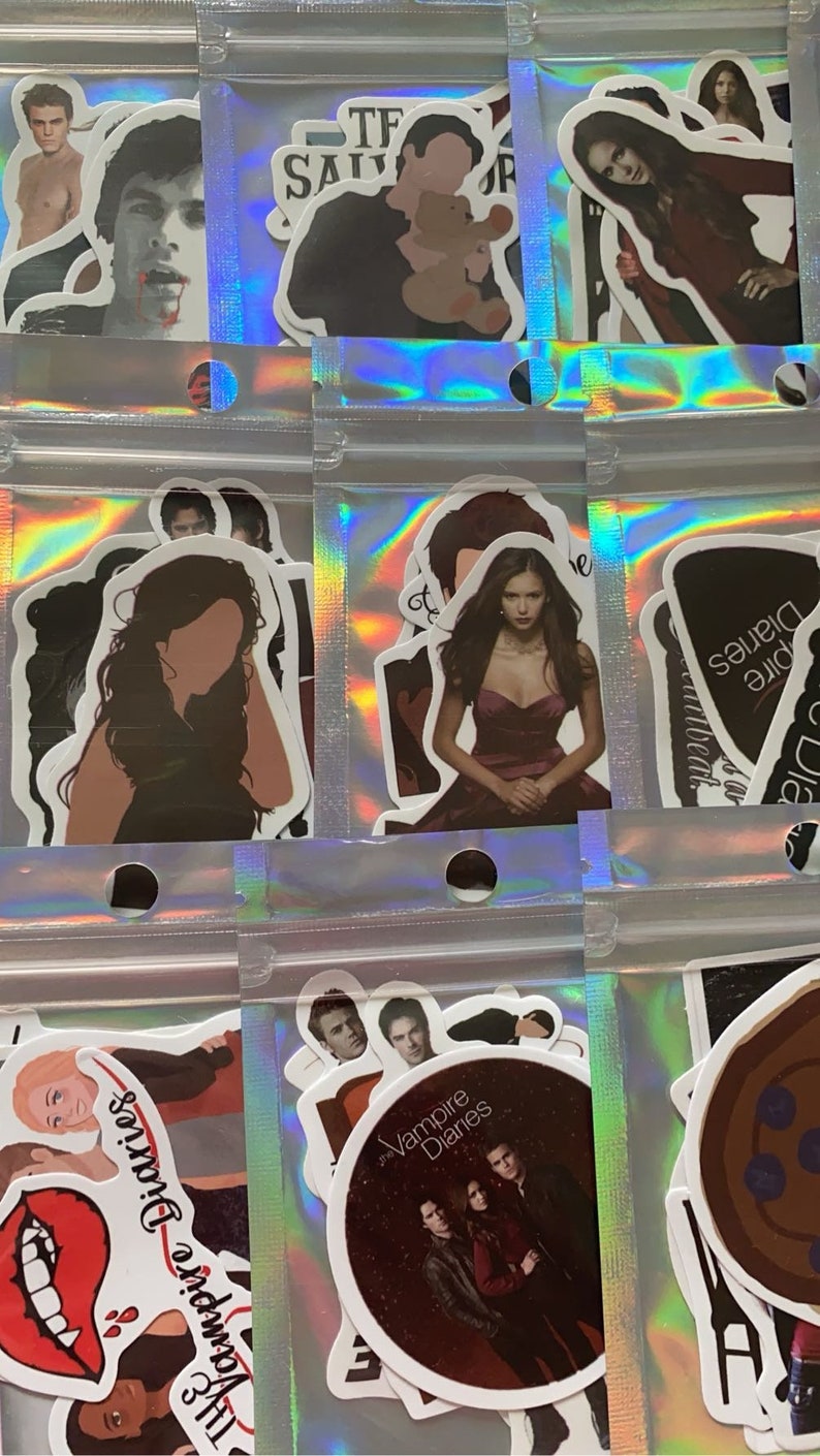 Vampire Diaries Sticker Pack - Etsy