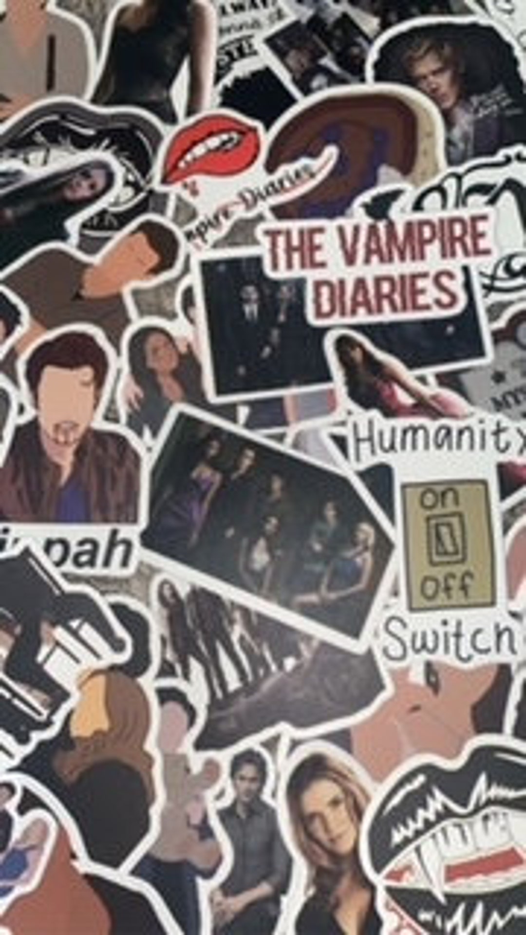 Vampire Diaries Sticker Pack - Etsy