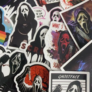 Ghostface Sticker Pack - Etsy