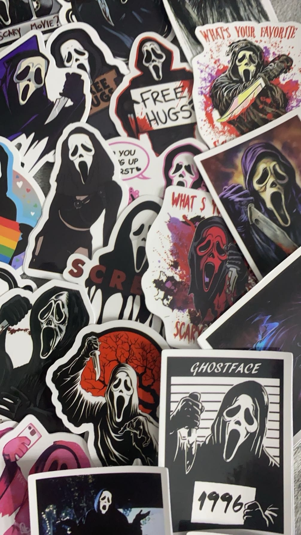 Ghostface Sticker Pack - Etsy