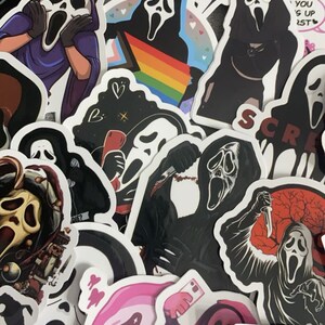 Ghostface Sticker Pack - Etsy