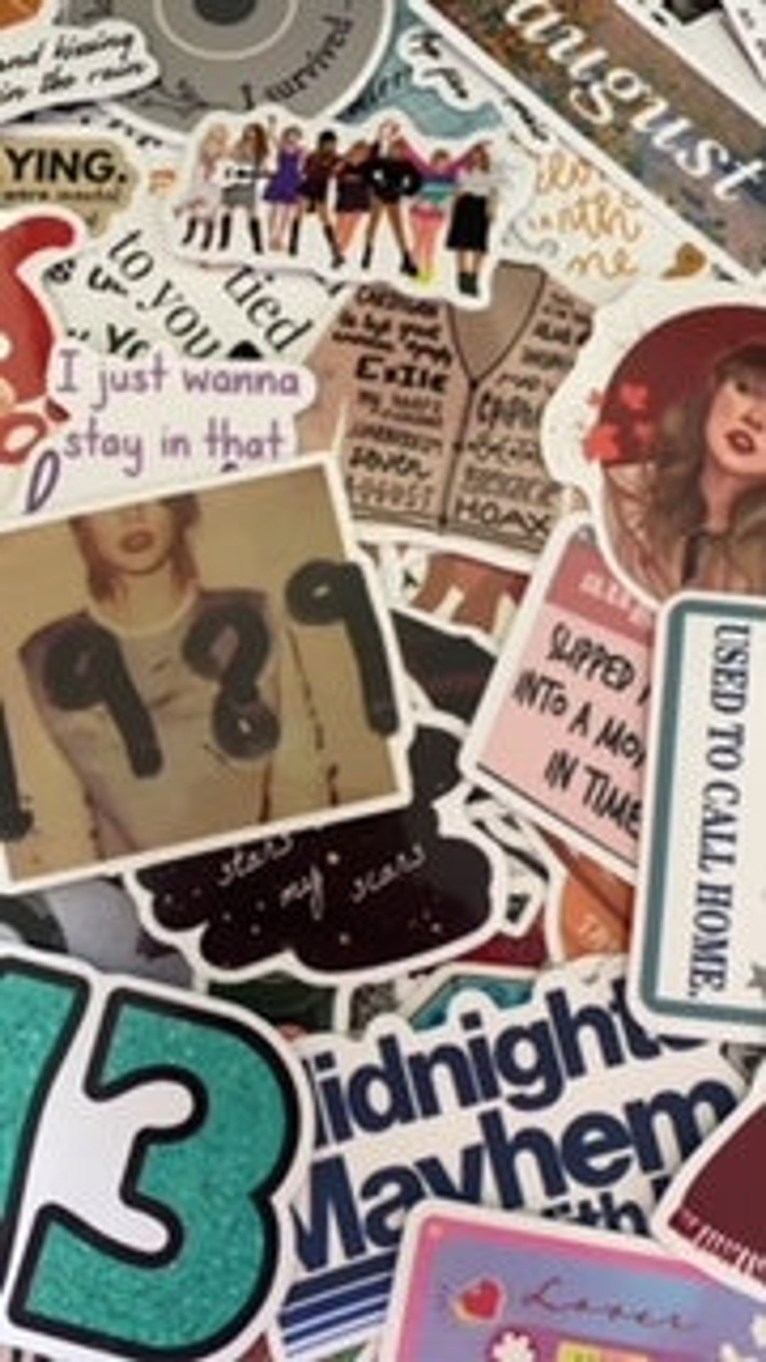 Taylor Swift Sticker Pack - Etsy