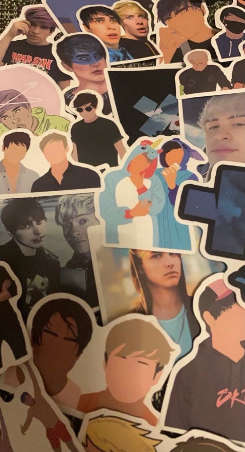 Sam and Colby Sticker Pack - Etsy