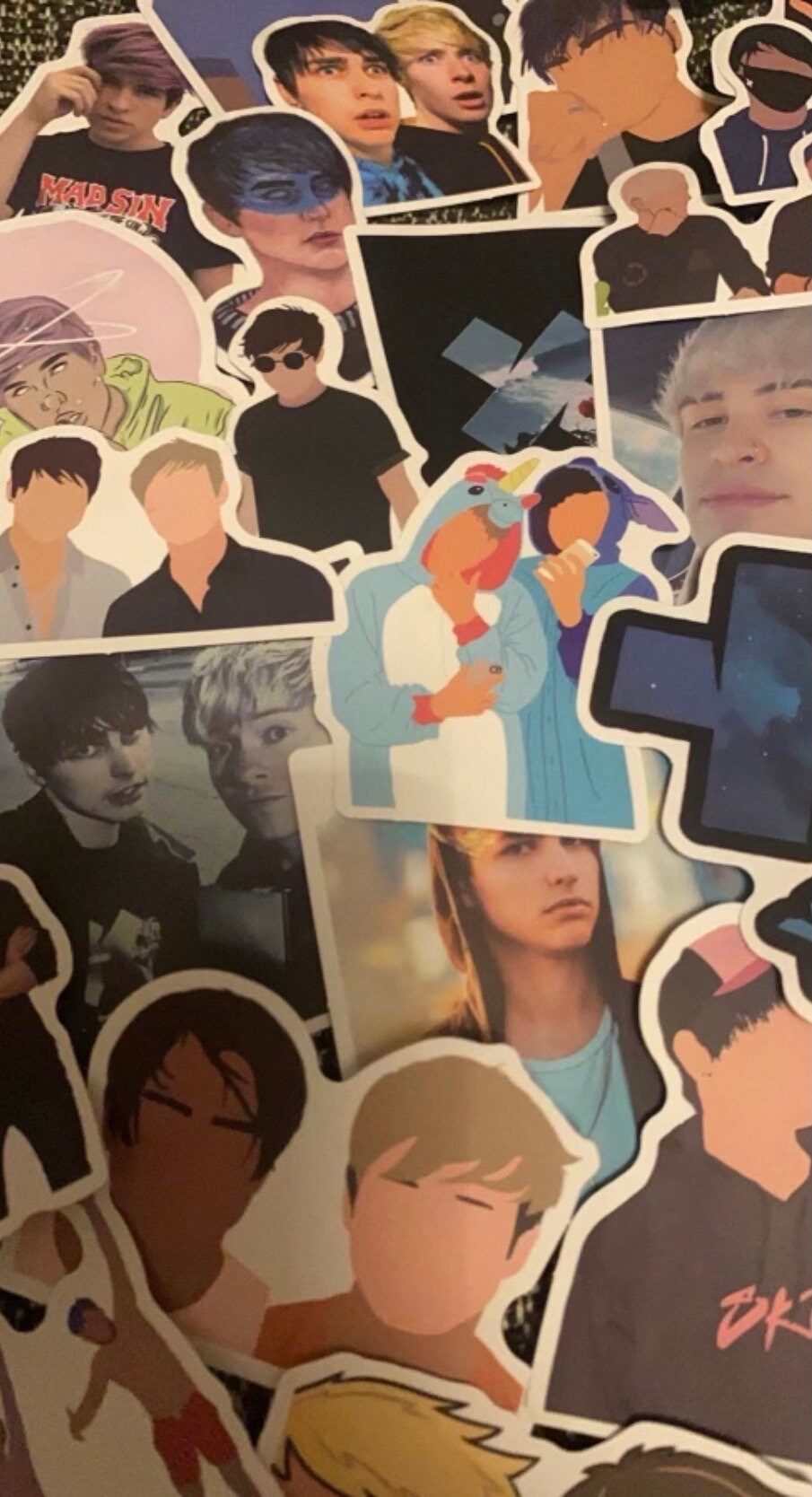 Sam and Colby Sticker Pack - Etsy