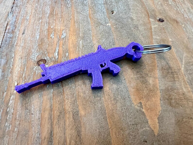 3D Printed Fortnight Style Keyring, Gift , Present, Keychain Party Bags ...