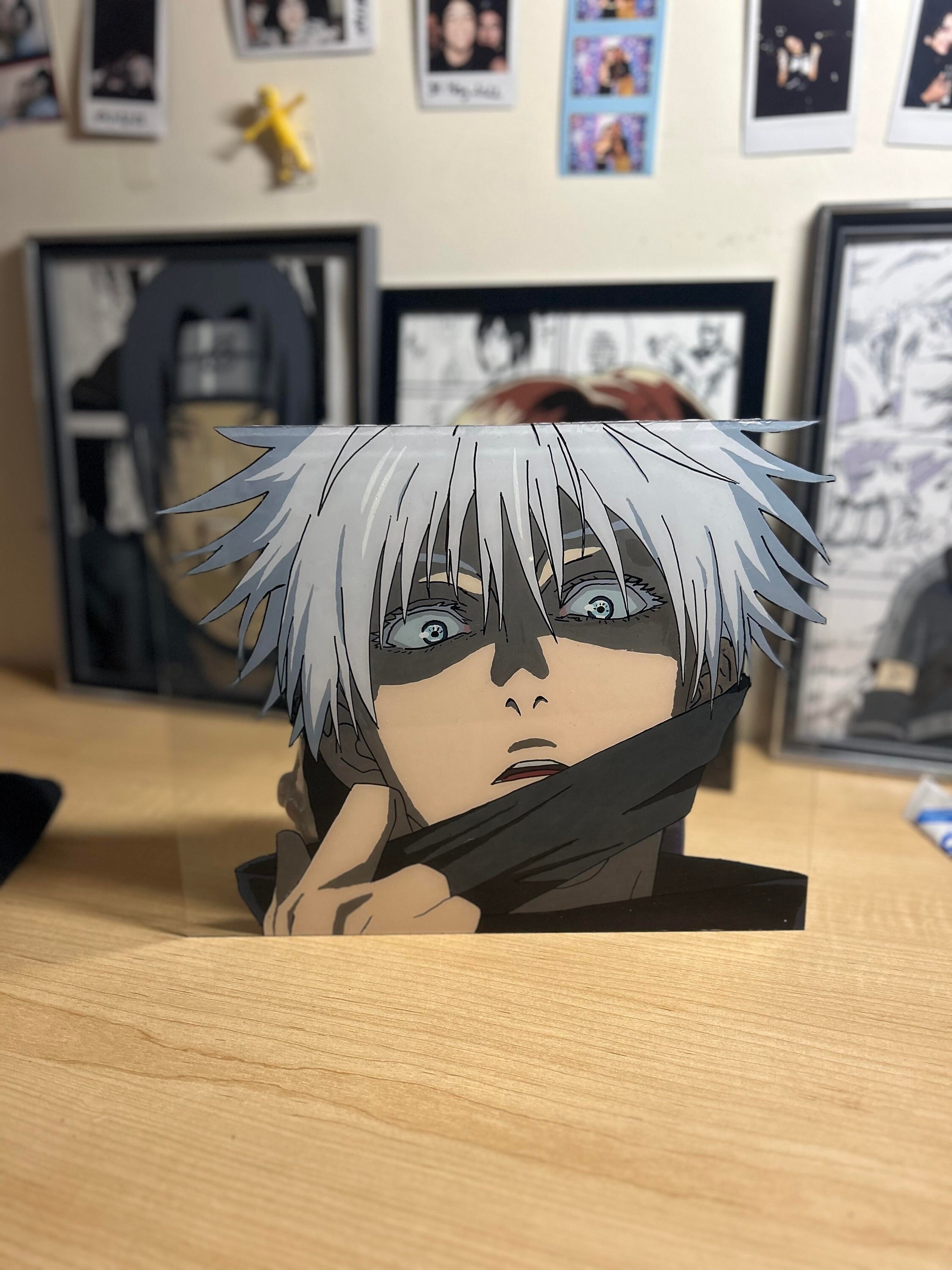 Satoru Gojo Glass Painting Anime - Etsy Canada