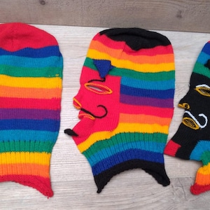 Peruvian Balaclava ski Mask devil Balaclava rainbow Balaclava balaclava ...