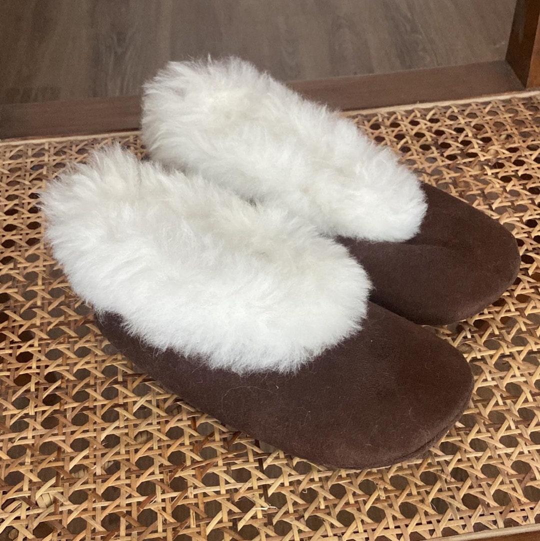Alpaca Fur Slippers, Unisex Slippers From Peru, Fur Slippers, Winter ...