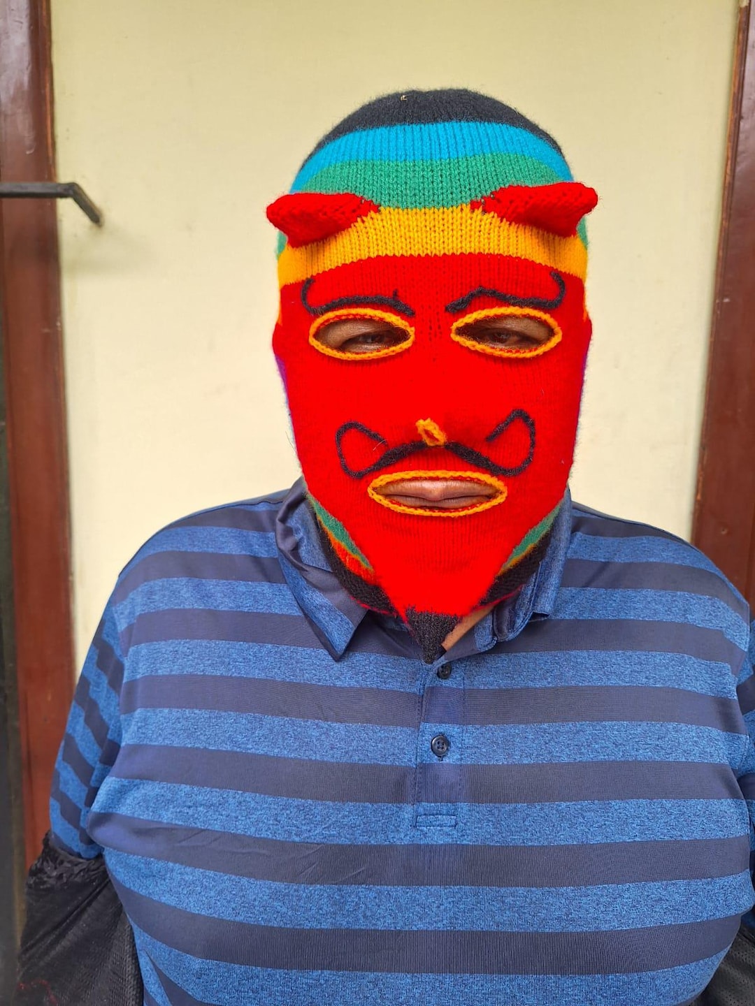 Peruvian Balaclava -ski Mask -devil Balaclava -rainbow Balaclava ...