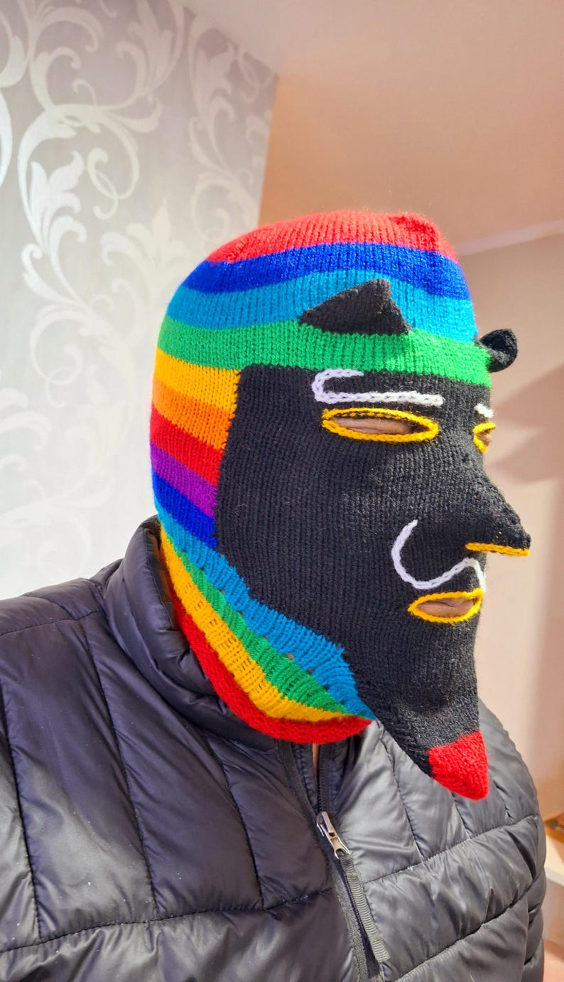 Peruvian Balaclava -ski Mask -devil Balaclava -rainbow Balaclava ...