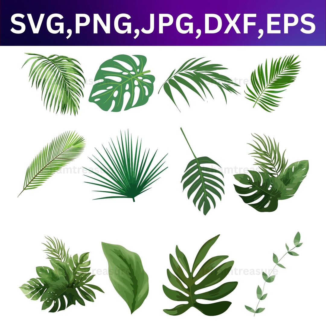 LEAVES SVG Bundle, Leaves Clipart, Leaves Svg Cut Files for Cricut ...