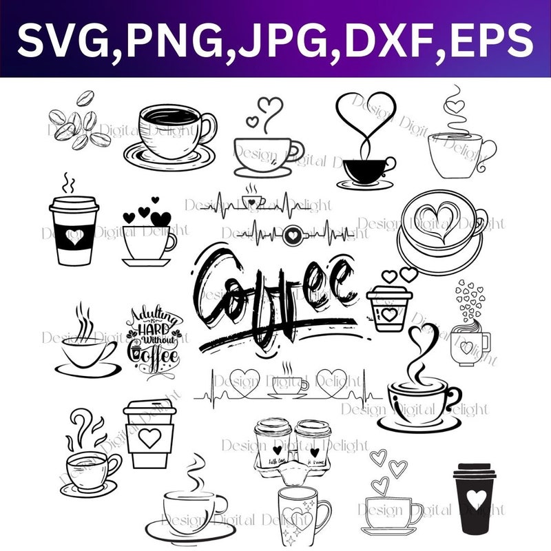 Coffee Svg Files - Etsy