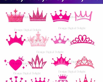 Royal Crown SVG, Princess Tiara SVG, King Crown, Queen Crown, Princess ...