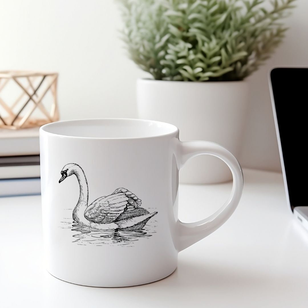 SWAN SVG BUNDLE, Swan Svg, Swan Bundle Png, Swan Clipart, Swan Cut ...