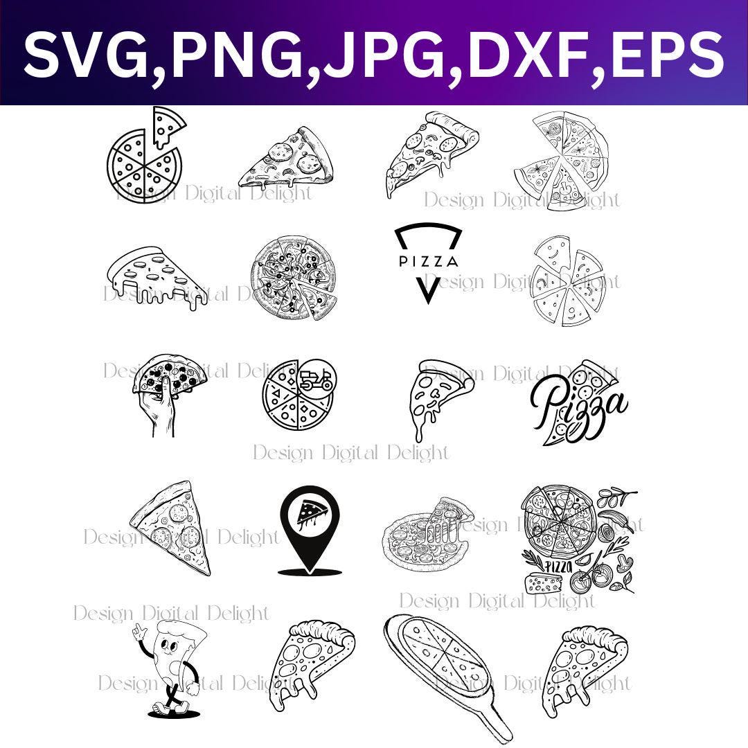 Pizza Svg, Food Svg, Pepperoni Svg, Pizza Chef Svg, Pizza Making, Pizza ...
