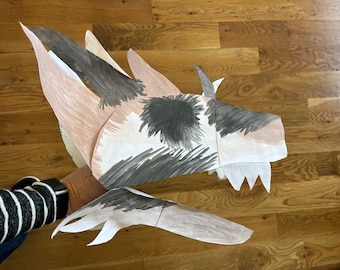 Custom Paper Dragon Puppet Commissions - Etsy