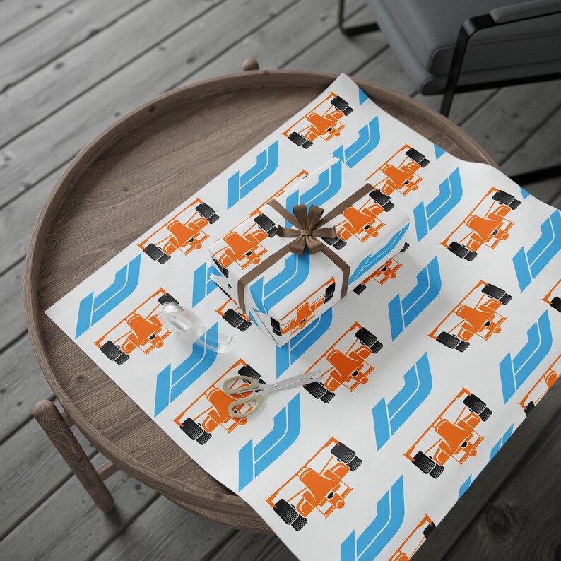 Mclaren F1 Team Colors Wrapping Paper - Etsy