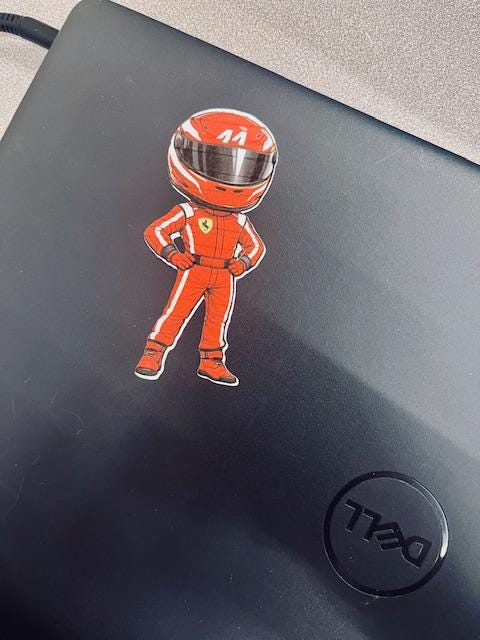 Charles Leclerc #16 Driver Cartoon Download Artwork - Etsy