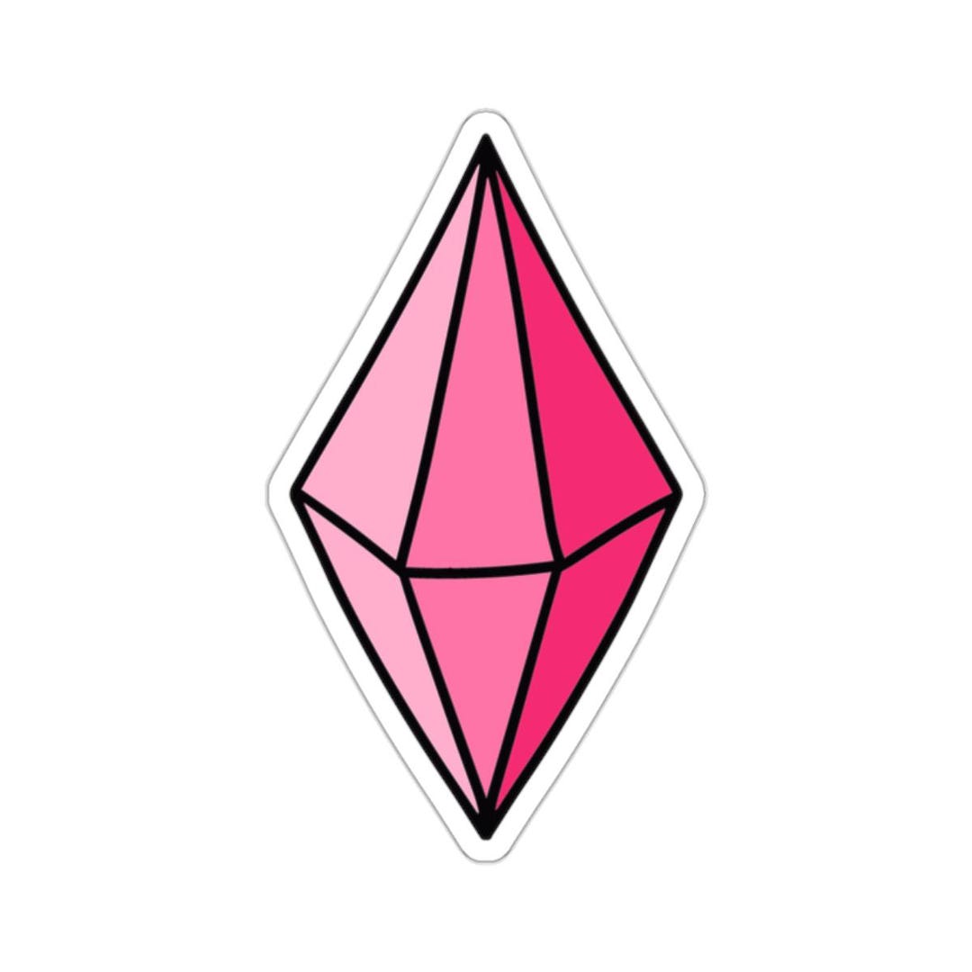 Pink Plumbob Sticker Sims4 Decorate Laptop Holiday Sim Stickers Cute ...