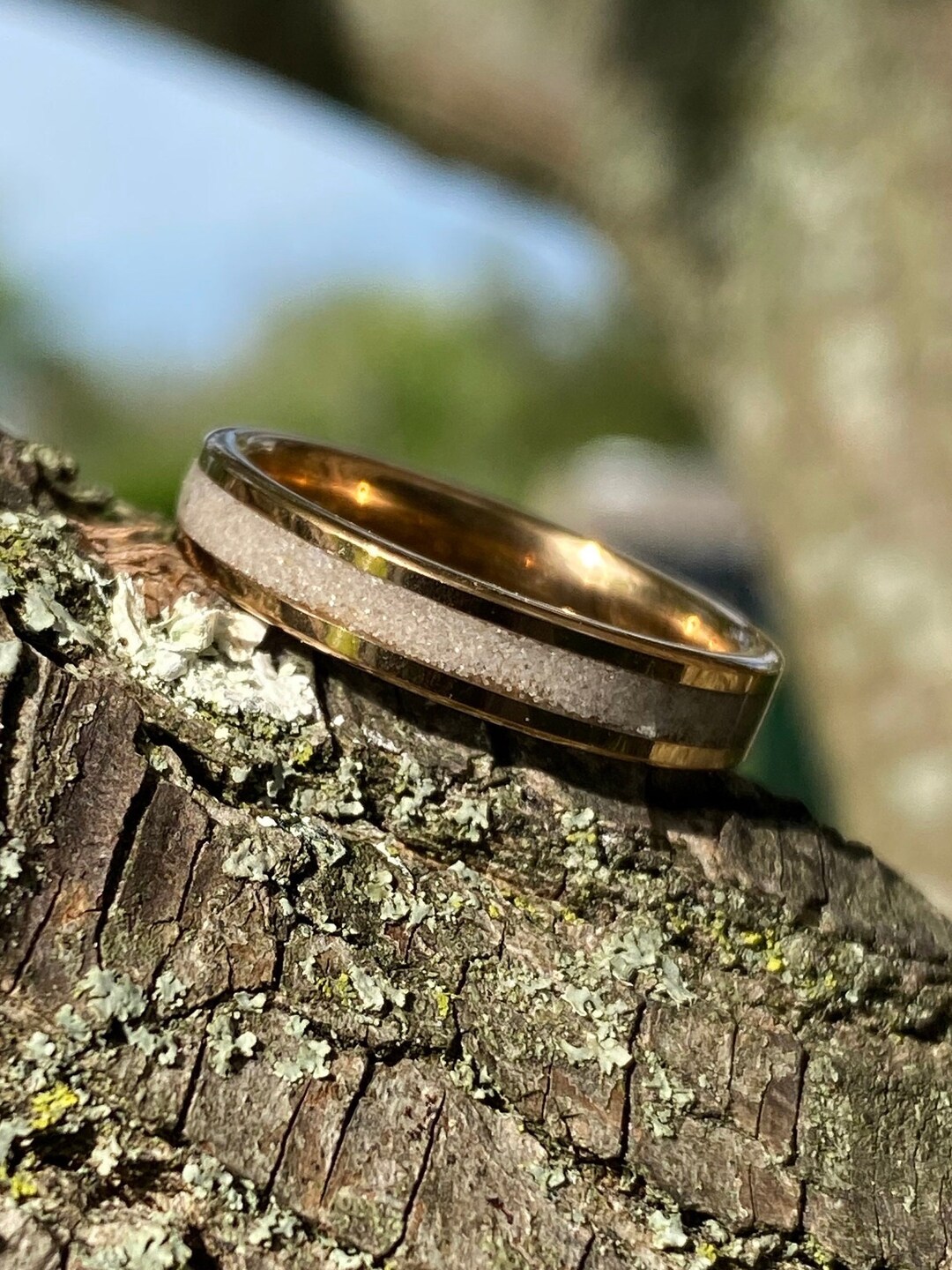 Diamond Inlay Ring - Etsy