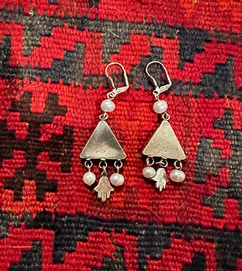 Stunning and Powerful: Antique Talisman Gypsy Sterling Silver Pearl ...