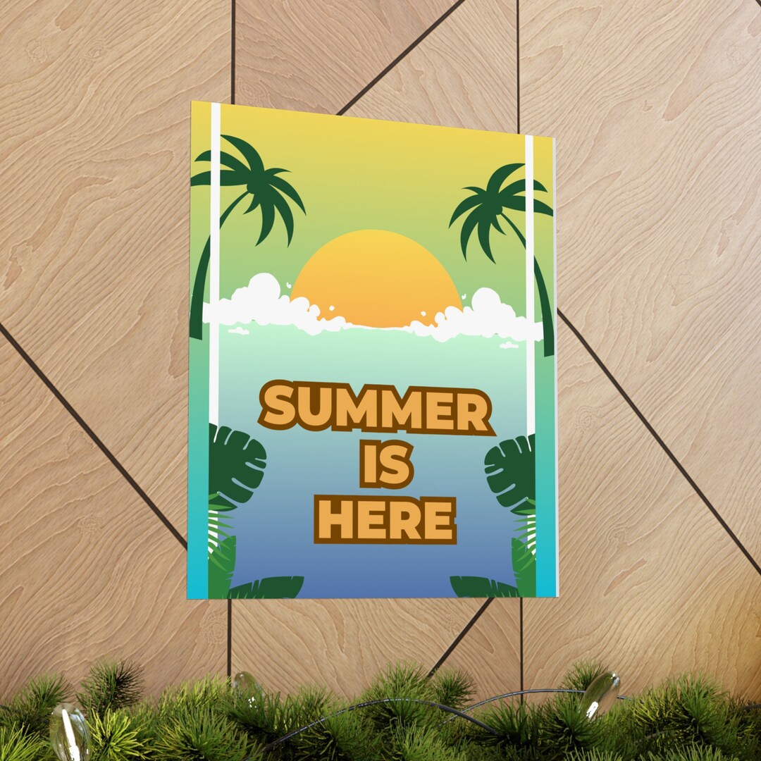 Summery Digital Printable Poster Pack - Etsy