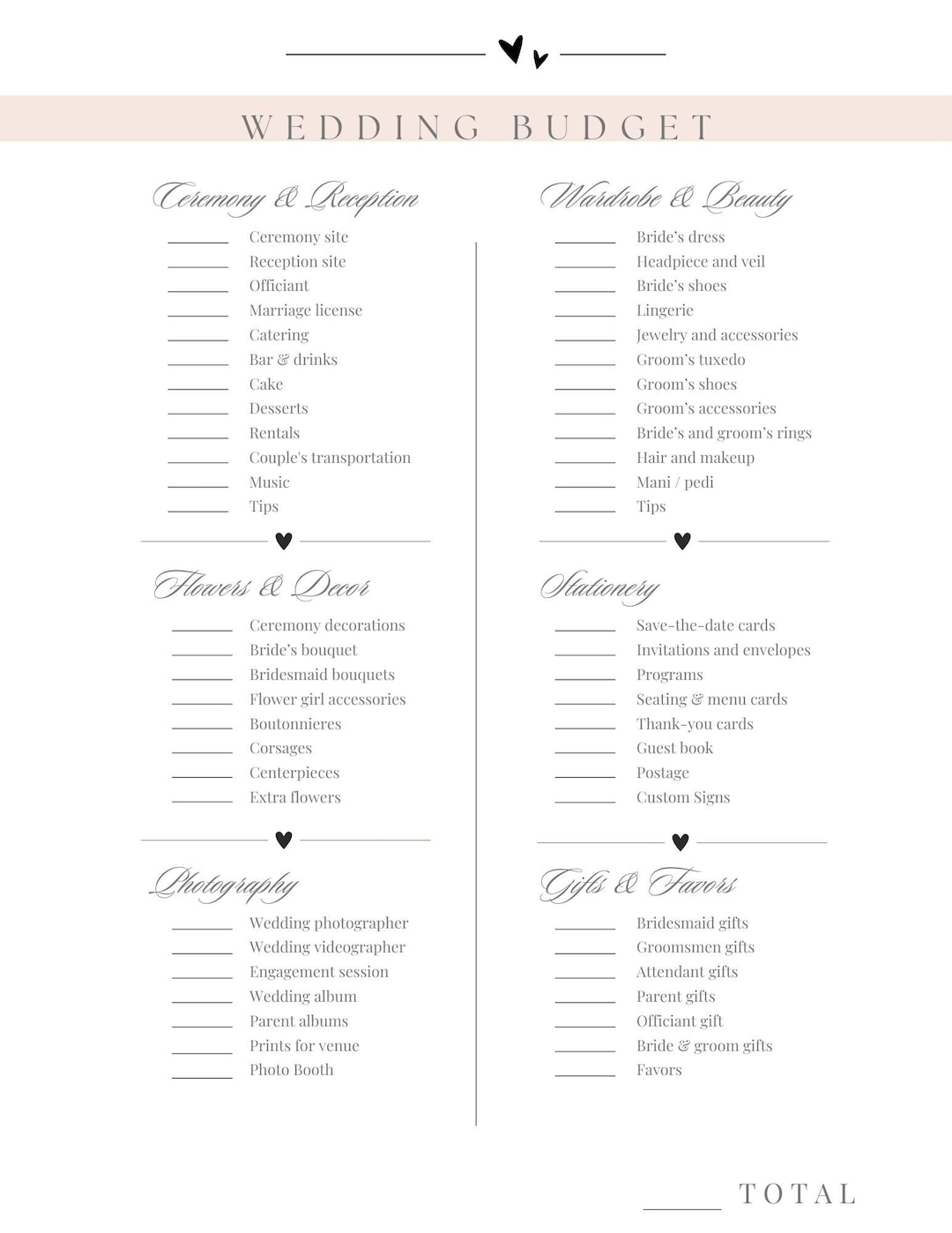 Wedding Budget, Wedding Checklist, Bridal Budget Breakdown, Wedding ...