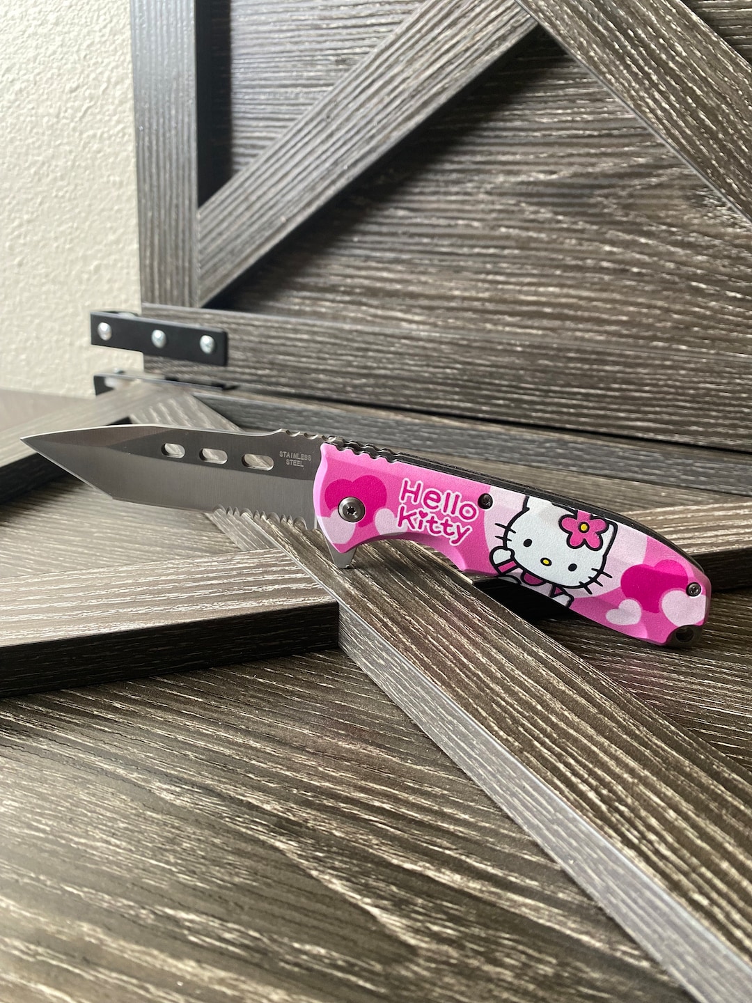 Hello Kitty Hunting Knife, Gift for Her Gift, Fantasy Knife - Etsy