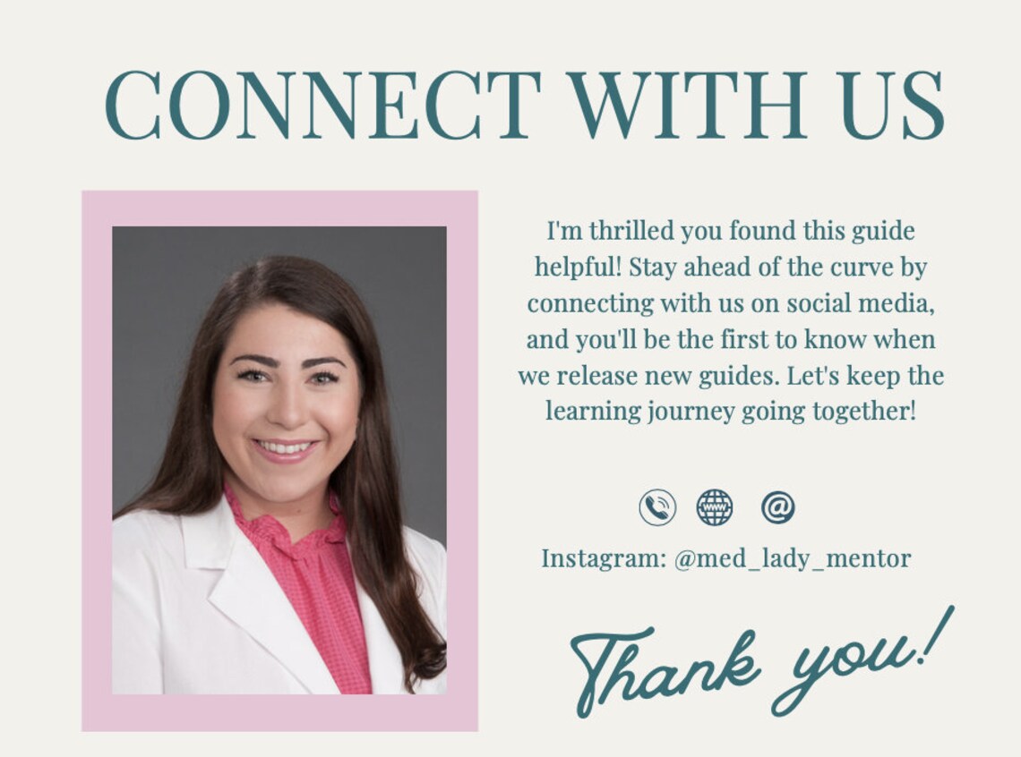 Pre-med Study Success Guide - Etsy