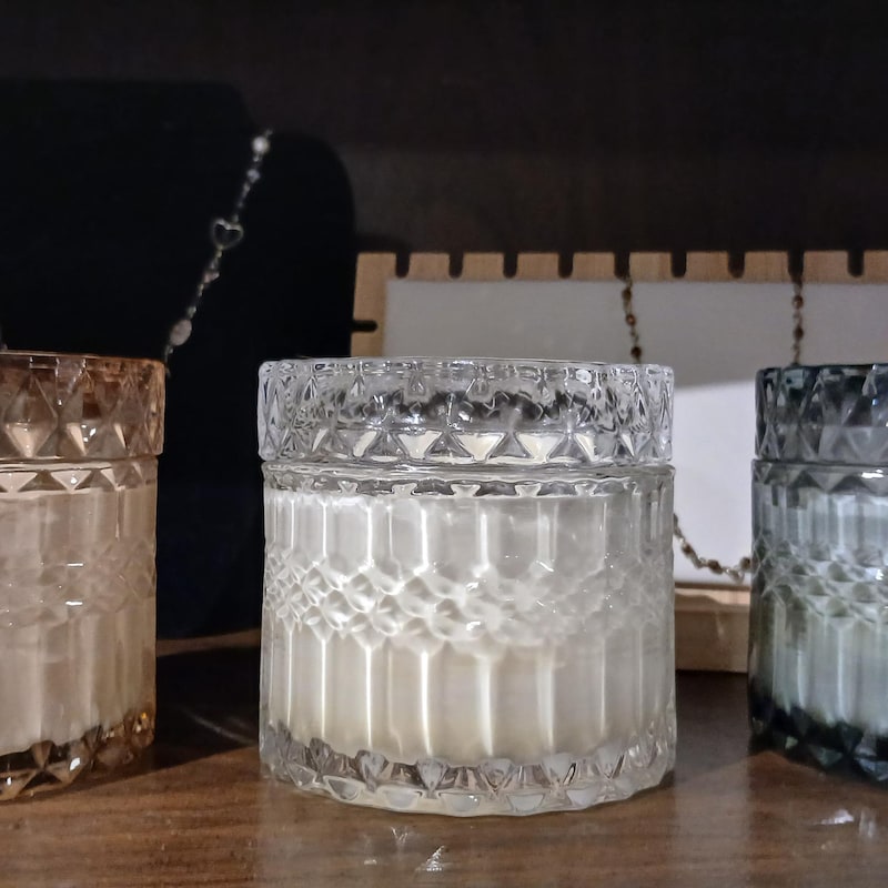 Luxury Glass Candle Vessels - Etsy