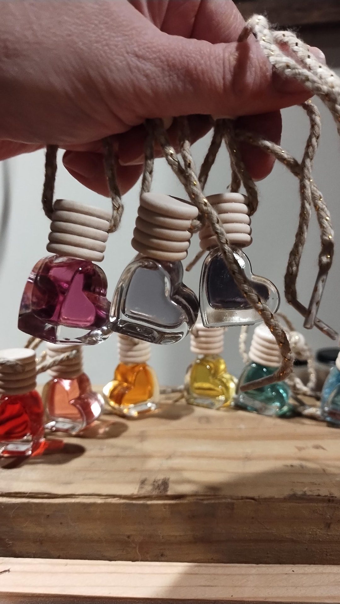 Car Diffusers/heart Shaped/car Air Freshener/you Choose Scent - Etsy